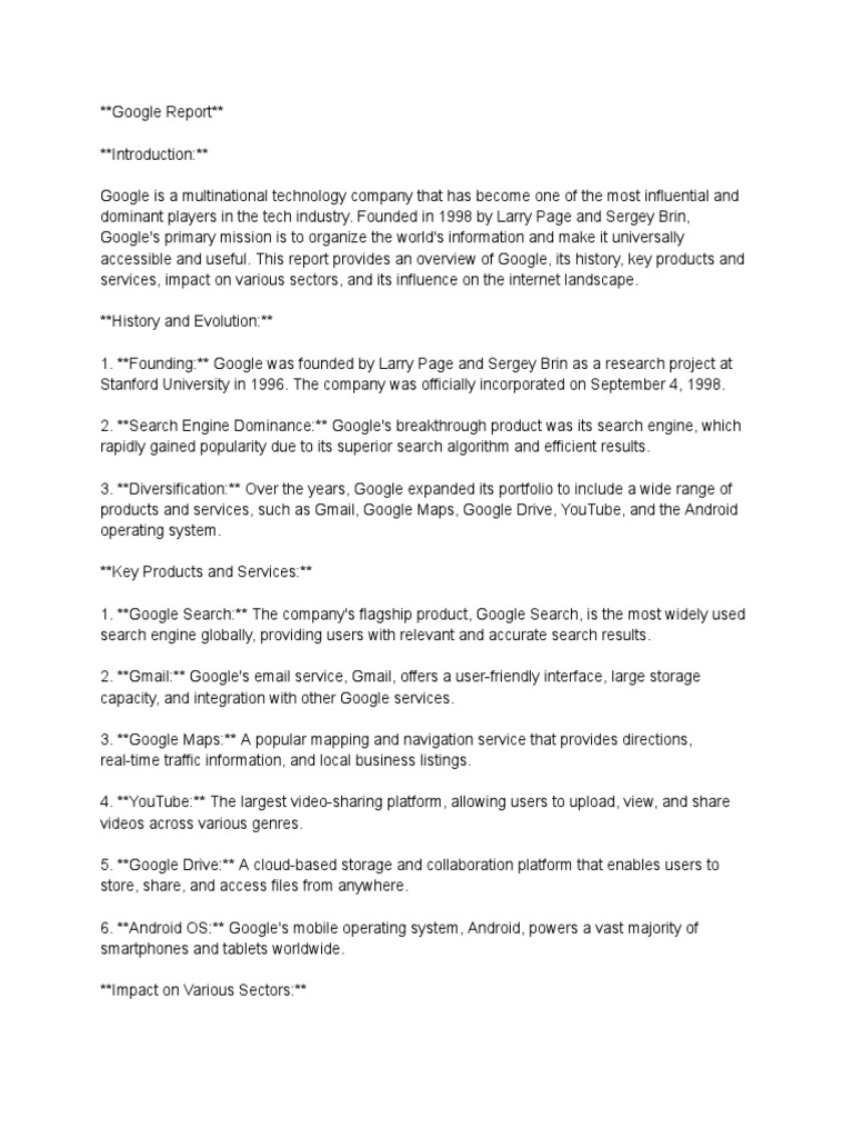 Google Report | PDF | Digital Marketing | Android (Operating System)