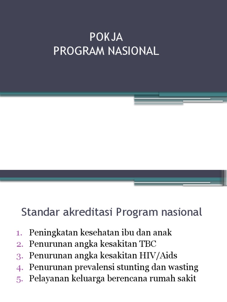 POKJA Prognas | PDF | Pengembangan Diri | Kesehatan Holistik