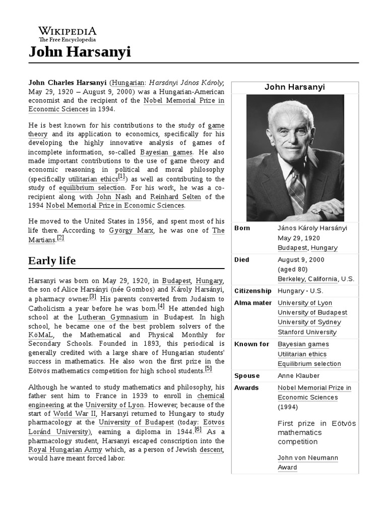 John_Harsanyi | PDF