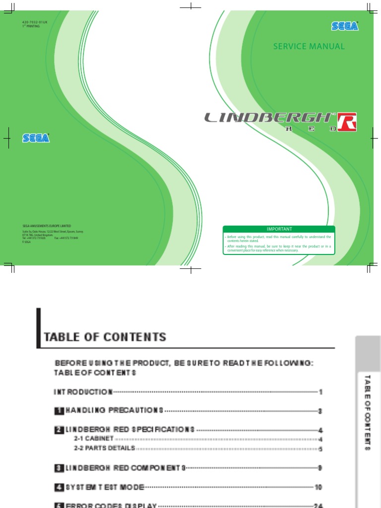LindberghRed Manual | PDF | Computer Network | Booting