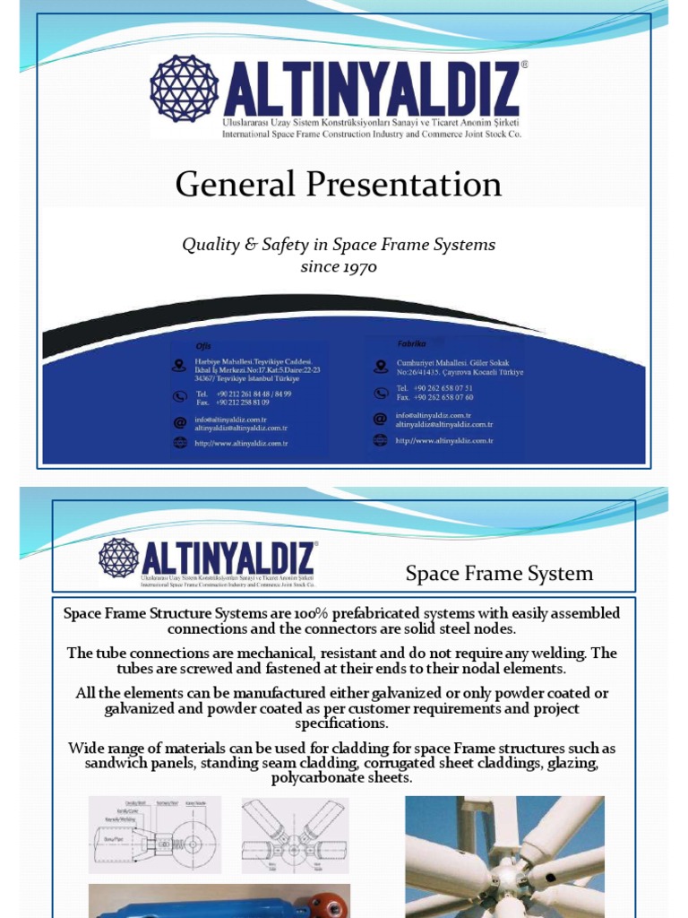 ALTINYALDIZ General-Presentation | PDF