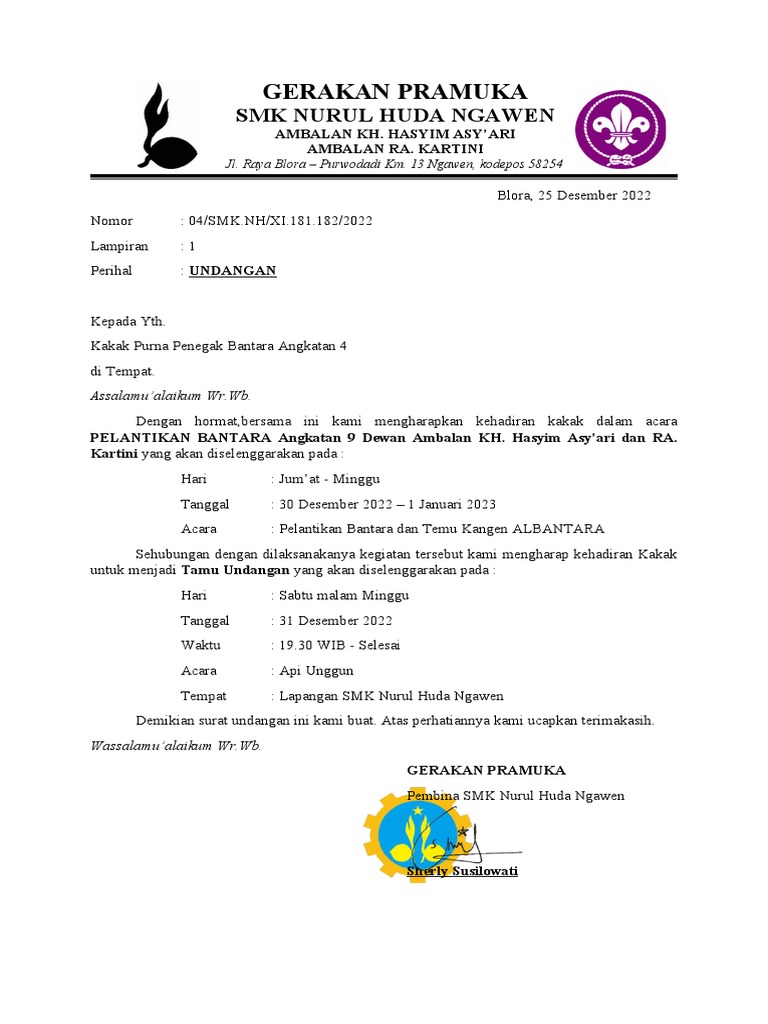 SURAT IJIN PERJUSA | PDF