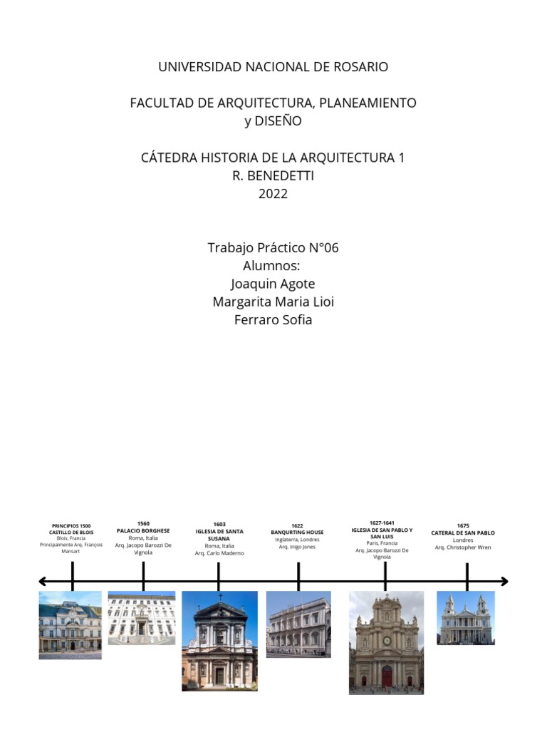 Análisis de Arquitectura Renacentista y Barroca | PDF | Barroco | Renacimiento