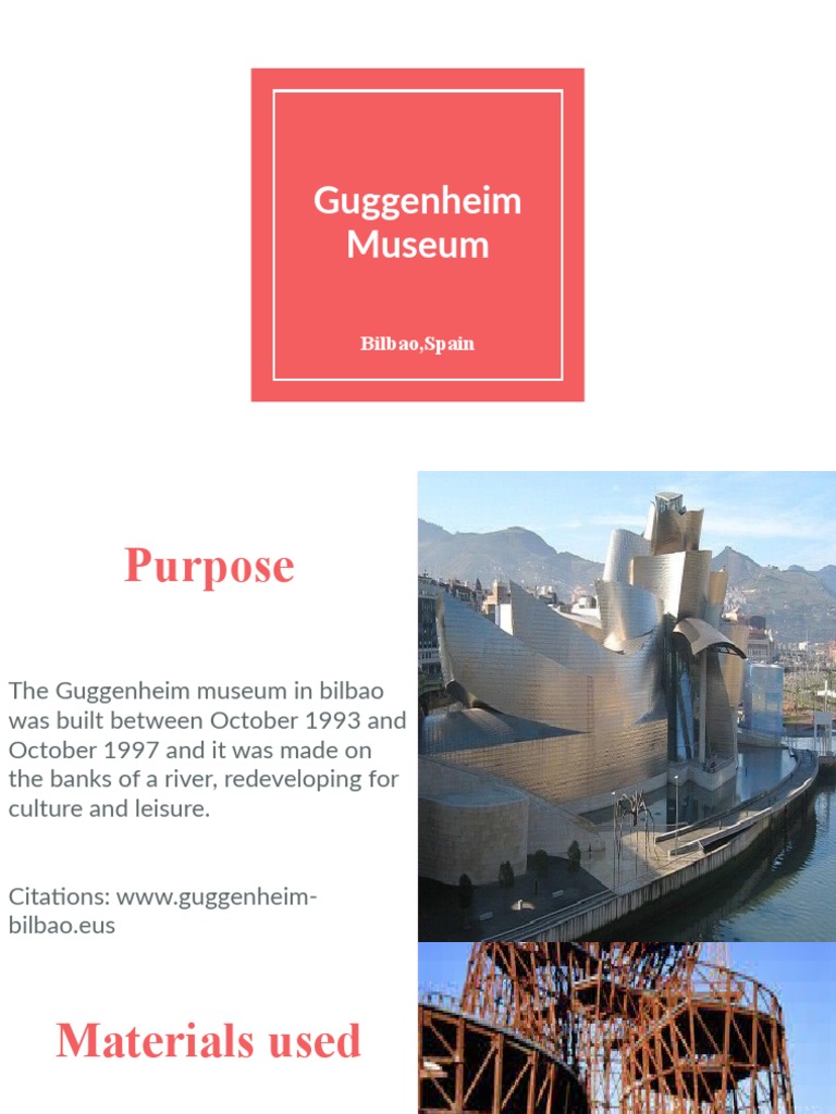 Guggenheim Museum Bilbao Materials Analysis | PDF