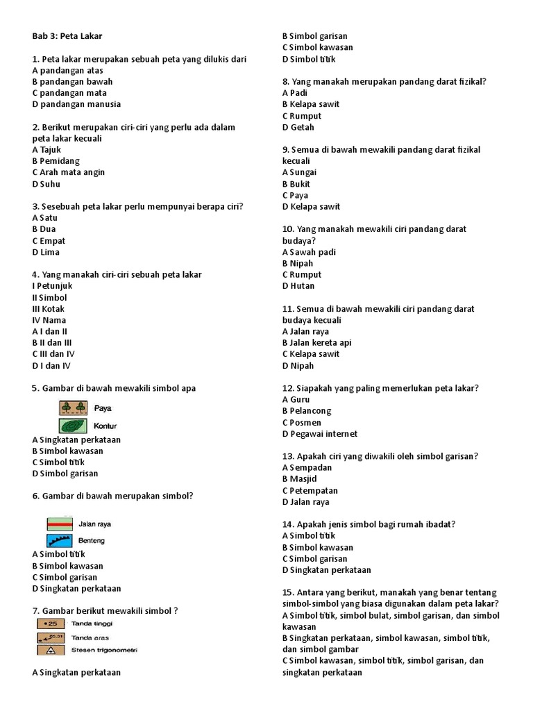 Bab 3 Geog Ting 1 | PDF