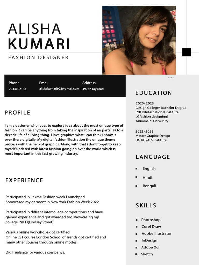 alisha cv new | PDF