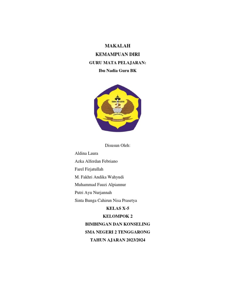 Template Penulisan Makalah 1 | PDF