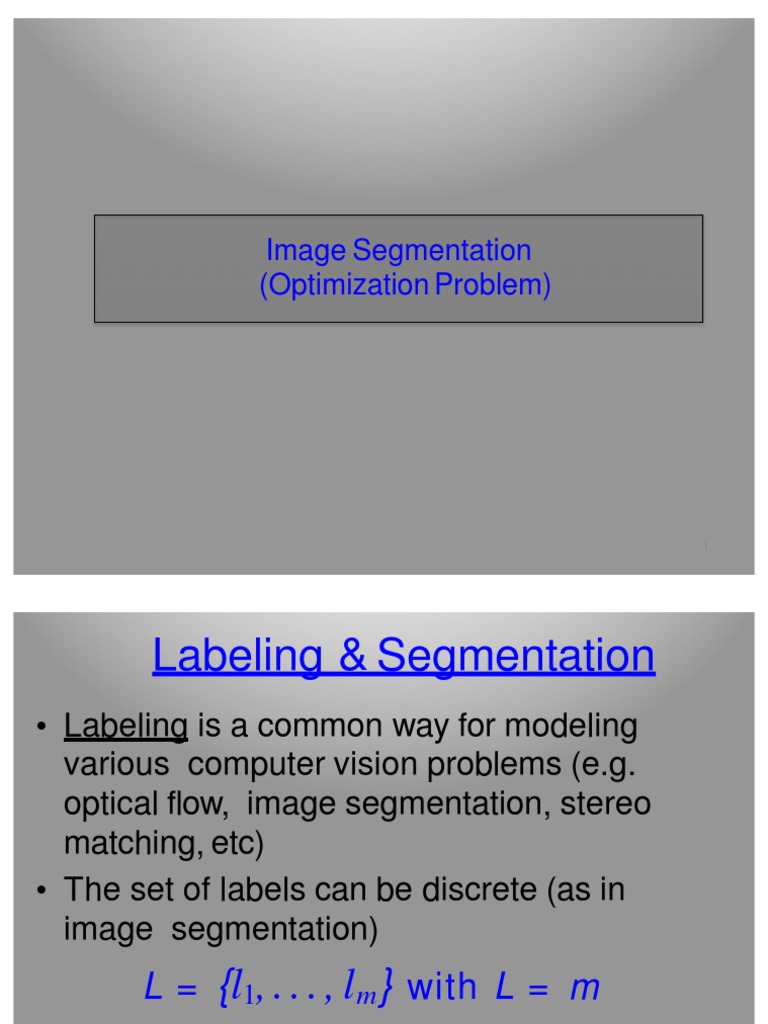 Image Segmentation Graph Cut | PDF | Image Segmentation | Mathematical ...