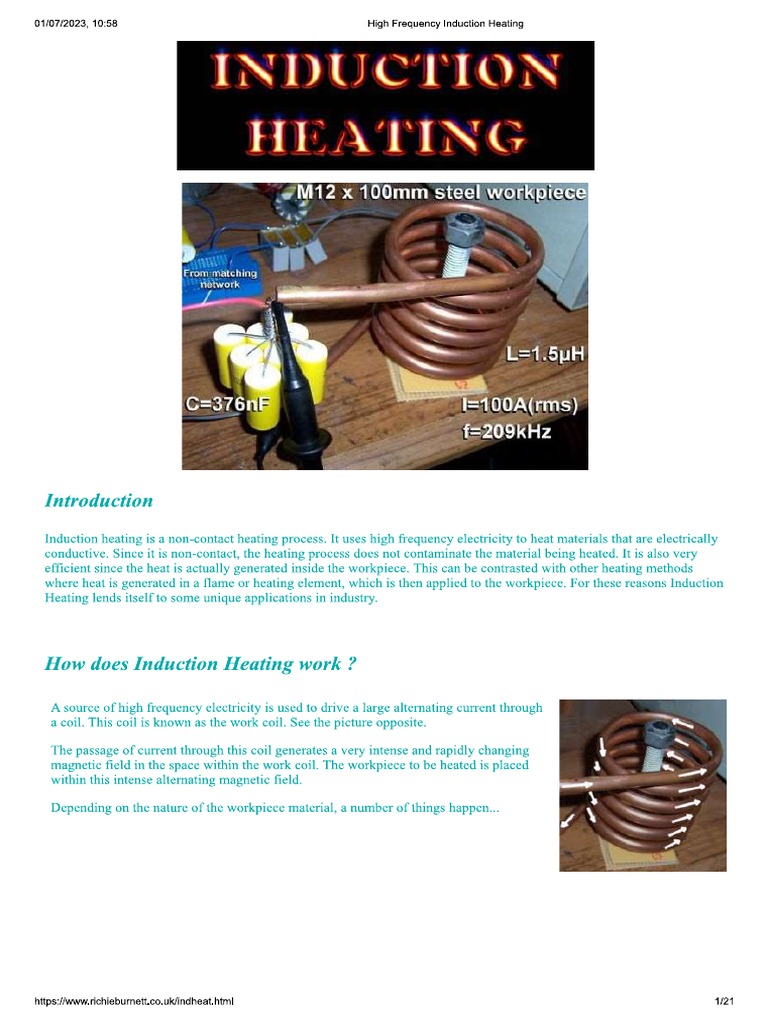 Induction Heater Power Control | PDF