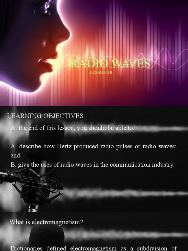 Understanding Radio Waves and Their Production | PDF | Radio | Transmitter