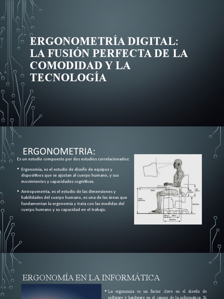 Ergonometría Digital | PDF