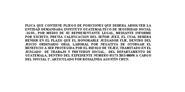Plica Que Contiene El Pliego de Posiciones - Rosalinda Agustín Chun | PDF Plica Que Contiene El Pliego de Posiciones - Rosalinda Agustín Chun | PDF