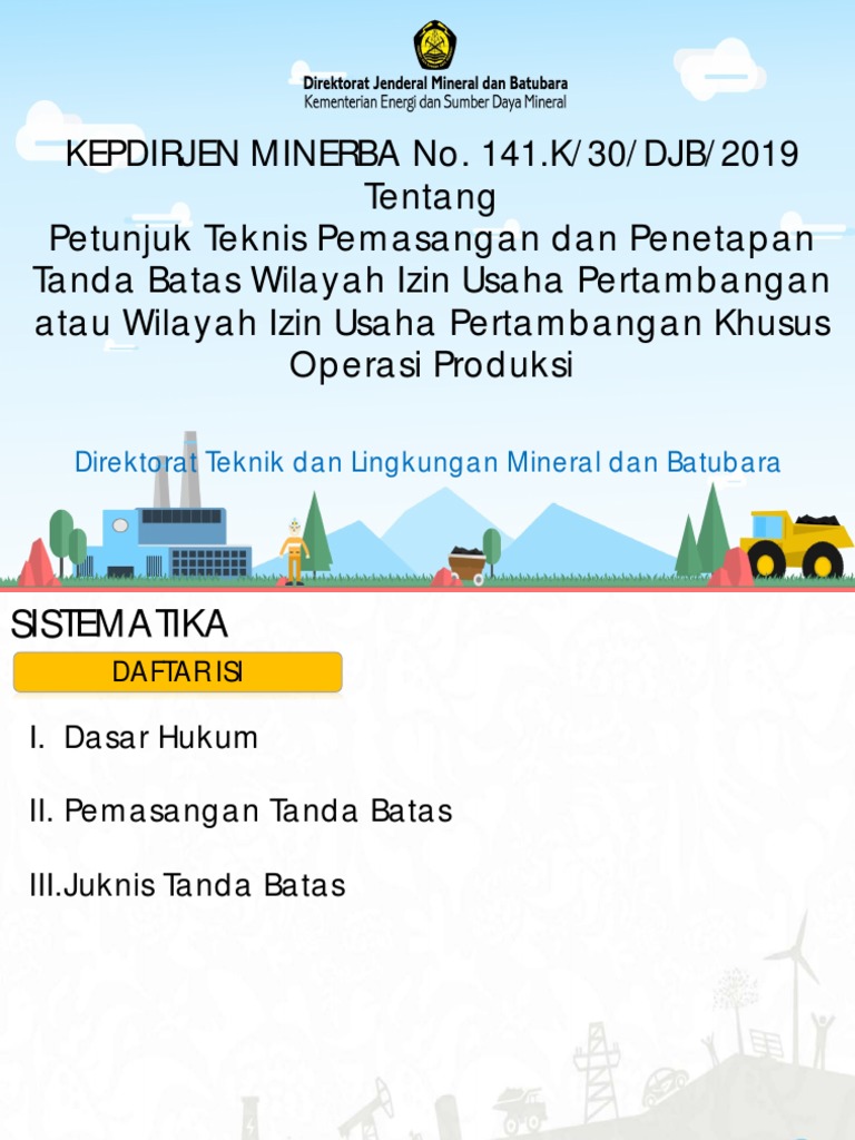 Juknis Tanda Batas WIUP | PDF