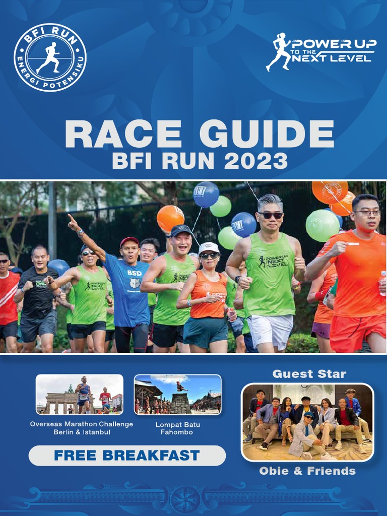 Panduan BFI Run 2023 dan Kategori Lomba | PDF