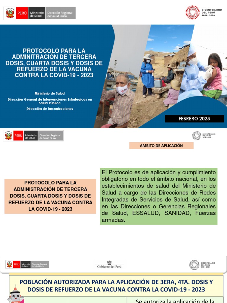 Protocolo de 3 4 y Bivalente | PDF