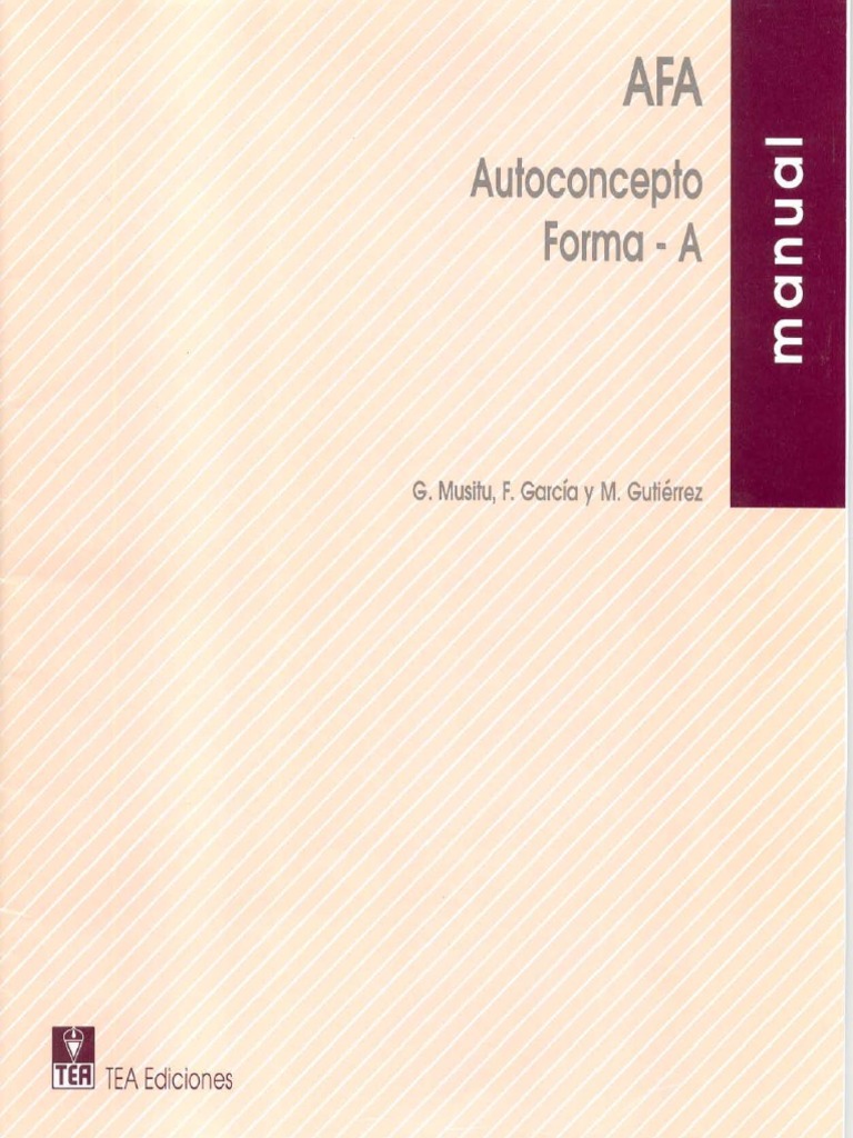 Afa Manual | PDF | Procesos mentales | Science