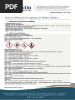 FISPQ-Scott Spray 400ml | PDF | Primeiros socorros | Queimadura