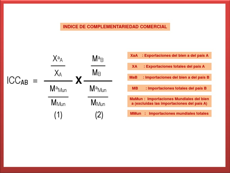 Indice de Complementariedad Comercial | PDF