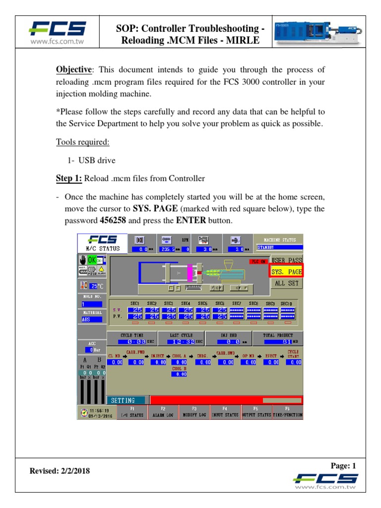 Controller Troubleshooting - Reloading MCM Files | PDF Controller Troubleshooting - Reloading MCM Files | PDF
