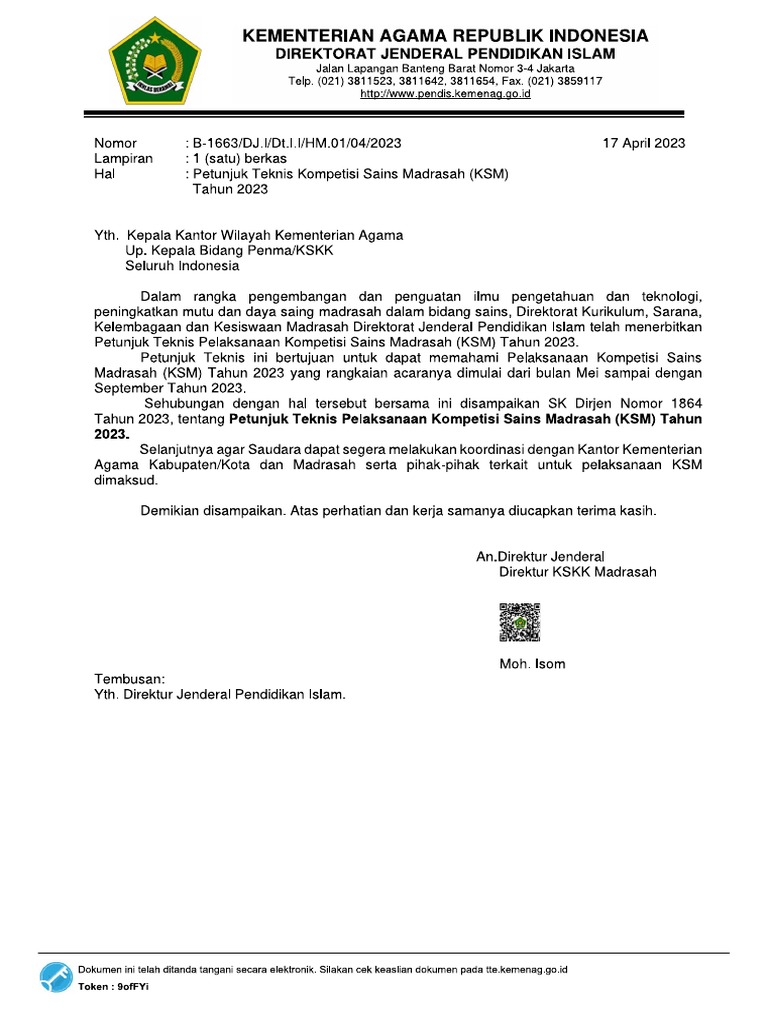 Juknis KSM 2023 | PDF