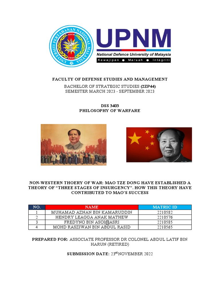 The 3 Stages of Insurgency in Mao Tze Dong Theory | PDF