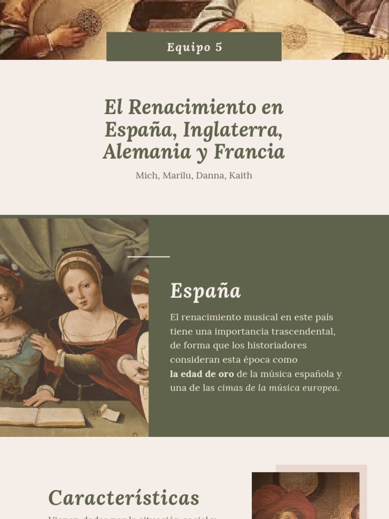 El Renacimiento Musical en Europa | PDF | Canciones | Melodía