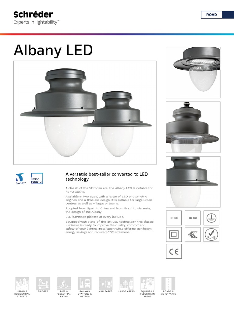 Albany LED ProductSheet EN | PDF