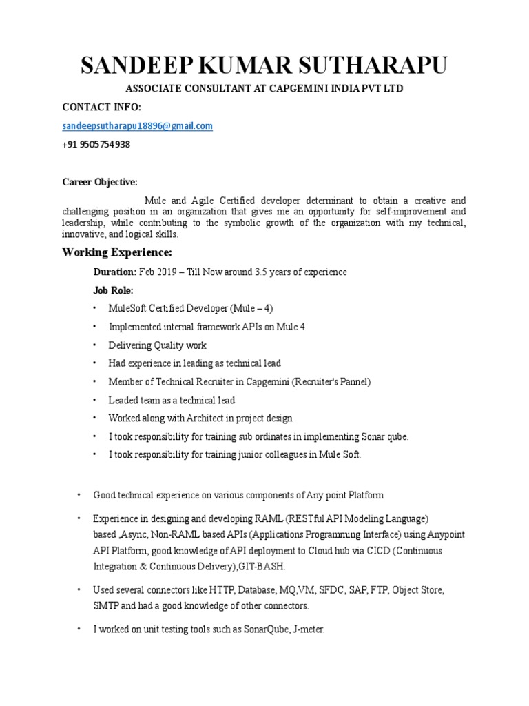 Sandeep Resume | Download Free PDF | Cloud Computing | Databases Sandeep Resume | Download Free PDF | Cloud Computing | Databases
