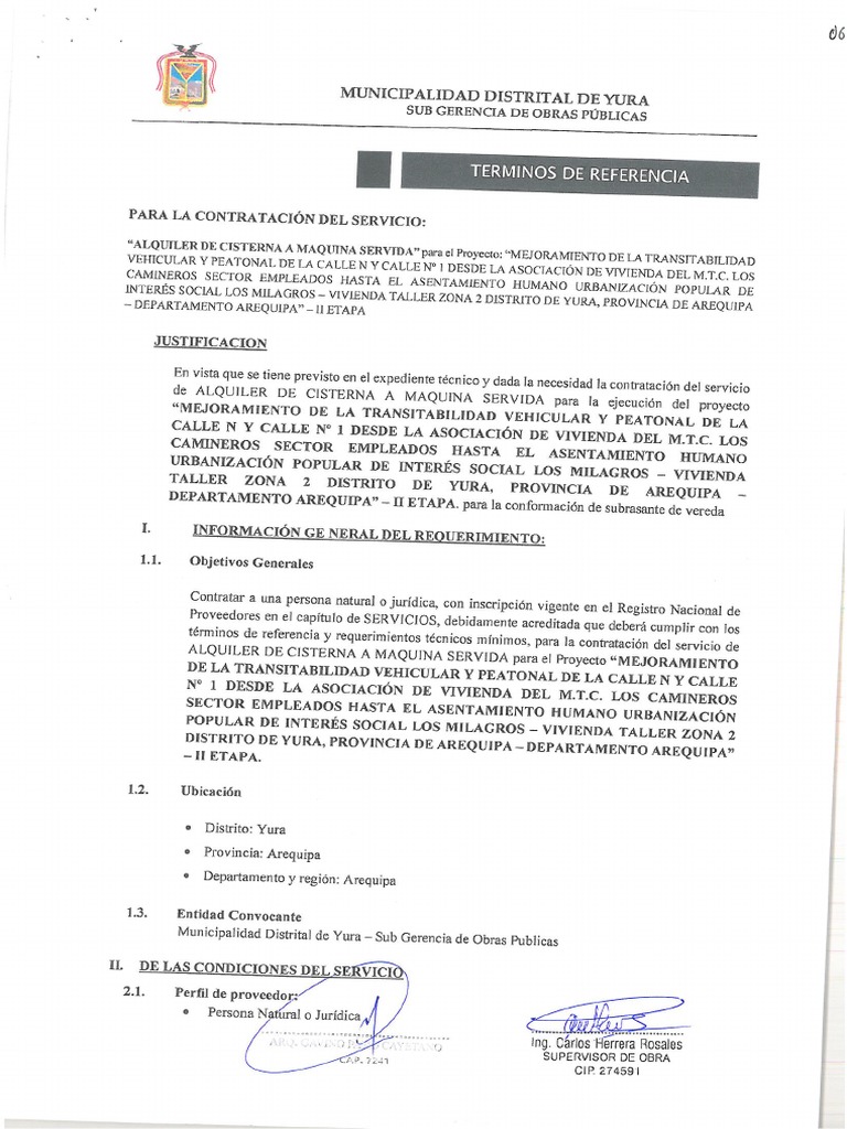 TDR Cisterna Ad | PDF