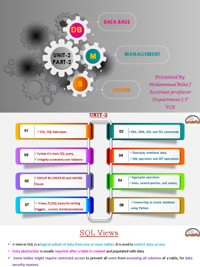 DBMS Unit-2 Part-2 | PDF DBMS Unit-2 Part-2 | PDF