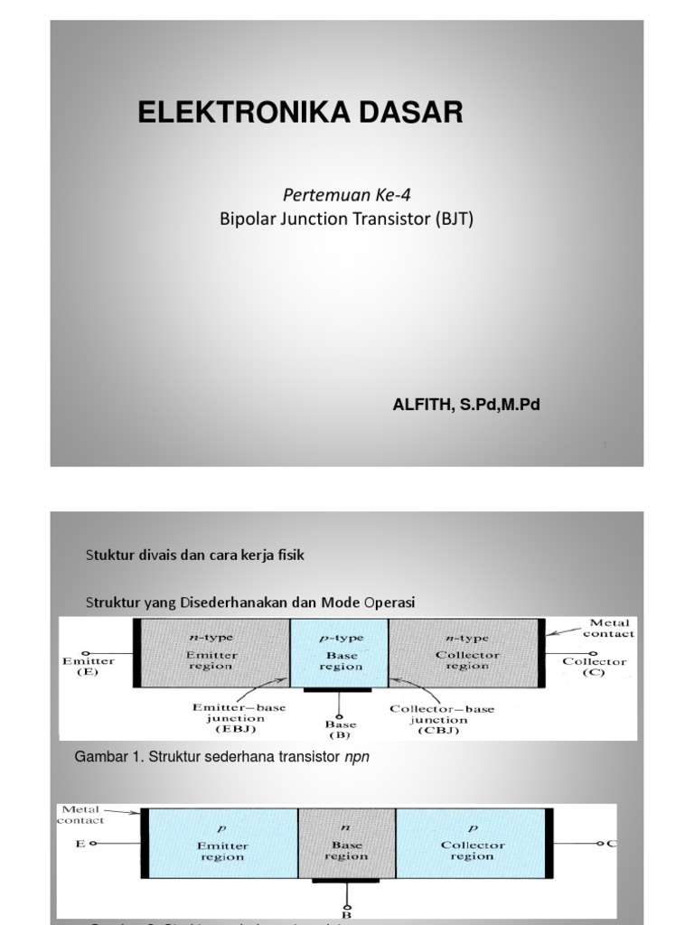 Pertemuan 4 BJT | PDF