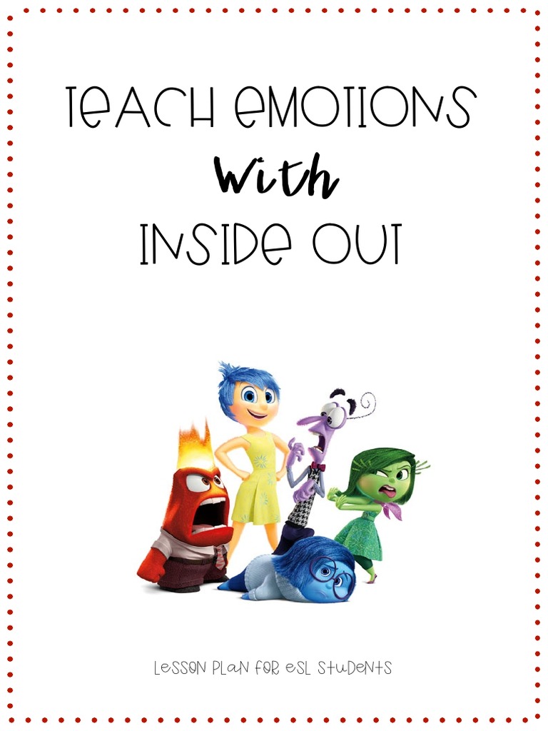 ESL Lesson Plan: Emotions in Inside Out | PDF | Emotions | Lesson Plan
