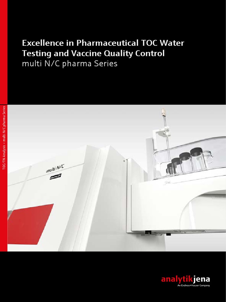 BR multiNC Pharma en | PDF | Total Organic Carbon | Verification And Validation