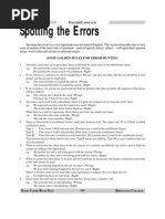 Common Errors | PDF | Grammatical Number | Pronoun