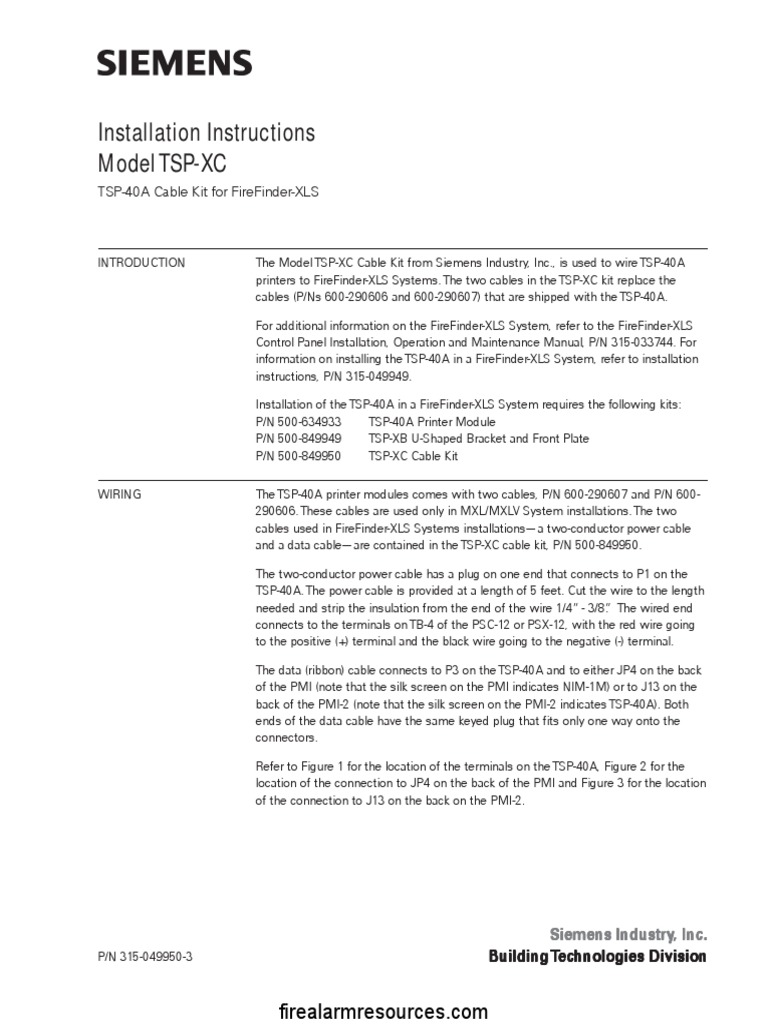 TSP-XC Cable Kit for TSP-40A Printer | PDF | Electricity | Machines