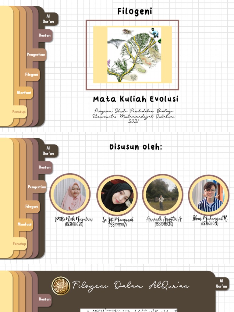 Evolusi - PPT Filogeni - Kelompok 12 | PDF