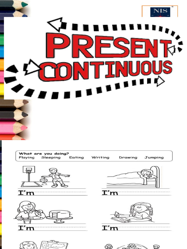 Present Continuous Tense Game Fun Activities Games Games Grammar Drills ...