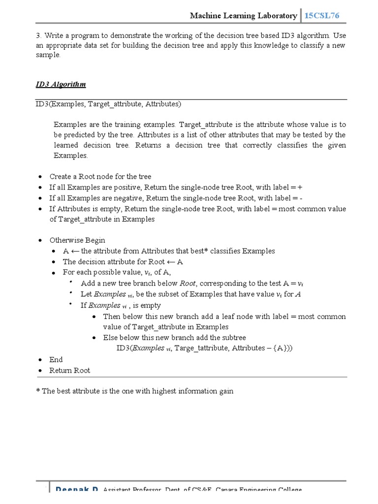 Lab Program 3 | PDF | Artificial Intelligence | Intelligence (AI) & Semantics