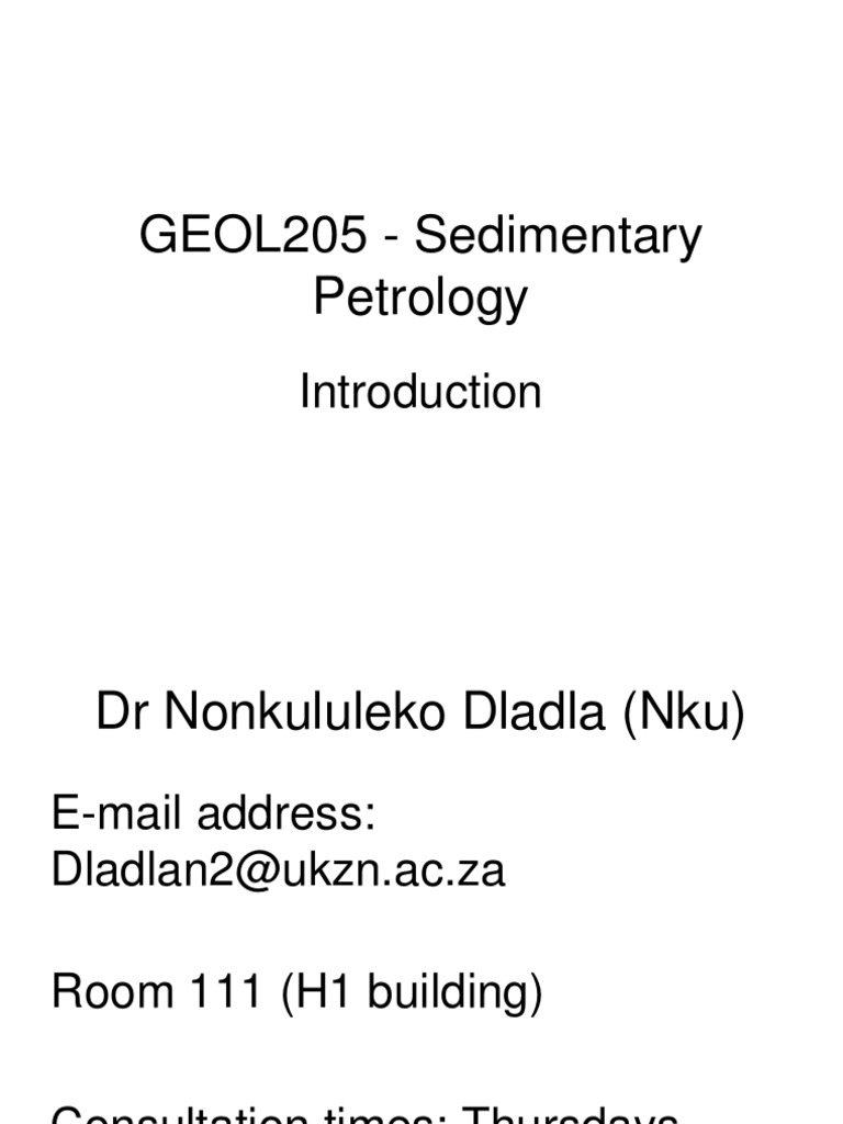 Introduction Lecture PDF | PDF | Sedimentary Rock | Petrology Introduction Lecture PDF | PDF | Sedimentary Rock | Petrology