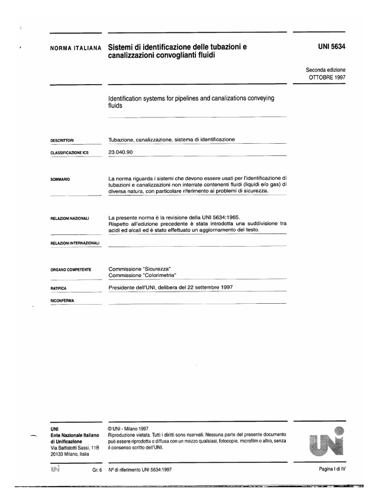 Uni 5634 - 1997 | PDF