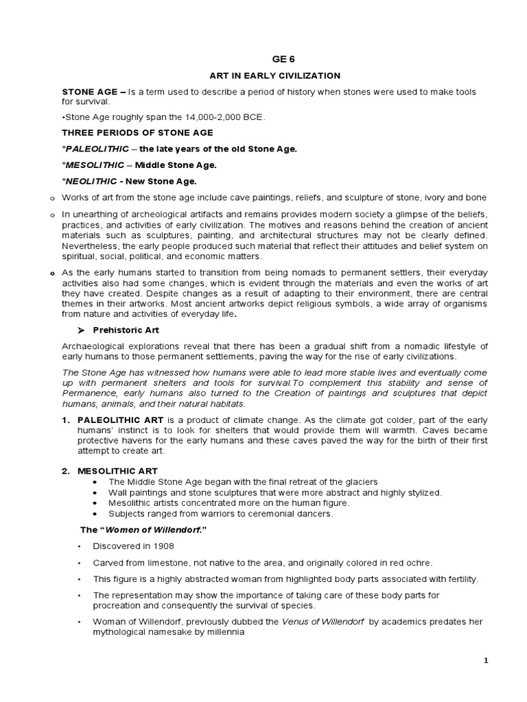 23 Art in Early Civilization2 | PDF | Ancient Egypt | Egyptian Pyramids