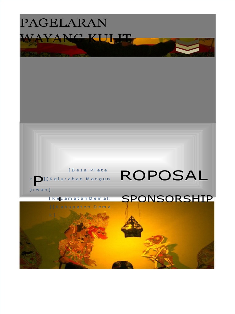 Dokumen - Tips Proposal Pagelaran Wayang Kulit Dalam Rangka ... Dokumen - Tips Proposal Pagelaran Wayang Kulit Dalam Rangka ...
