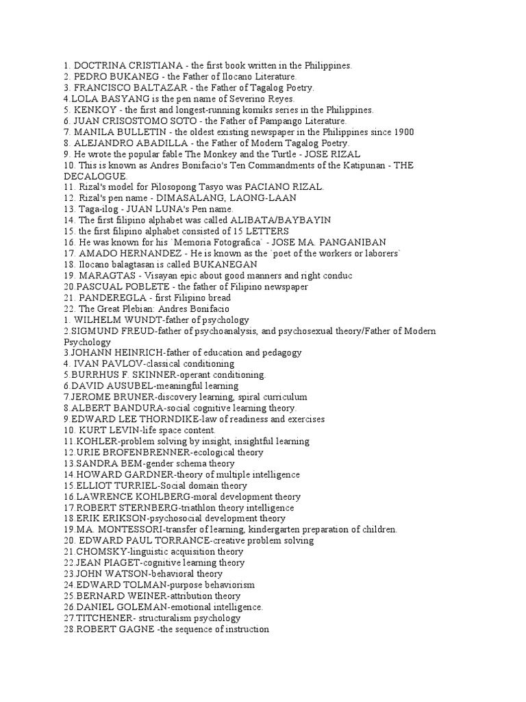 General Education Important!!! | PDF | Philippines | Tagalog Language