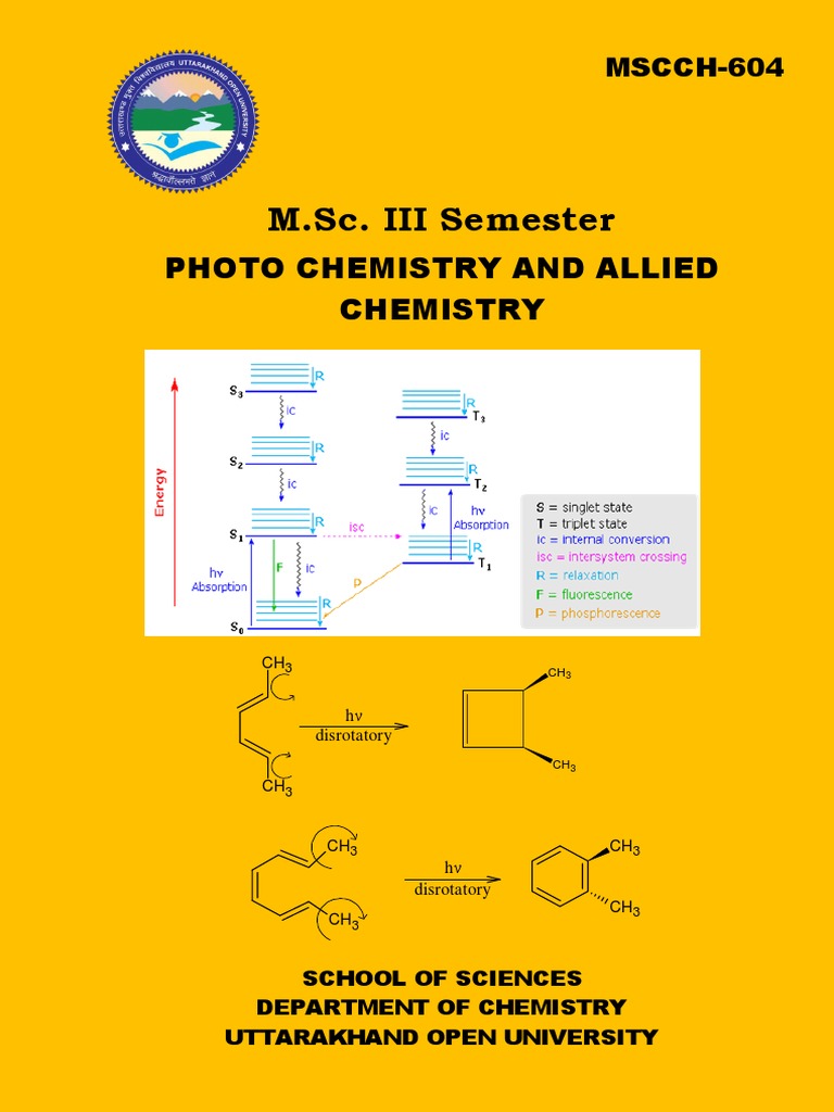 MSCCH 604 | PDF | Photochemistry | Energy Level