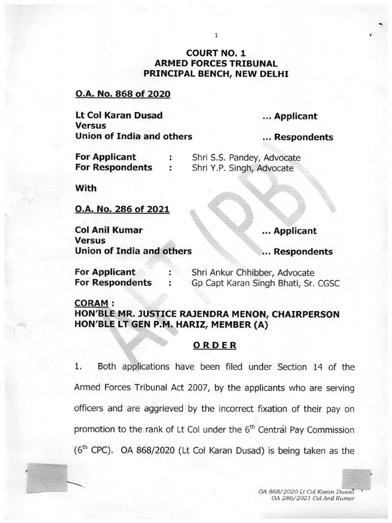 Aft Case Ltcol Basic Pay | PDF