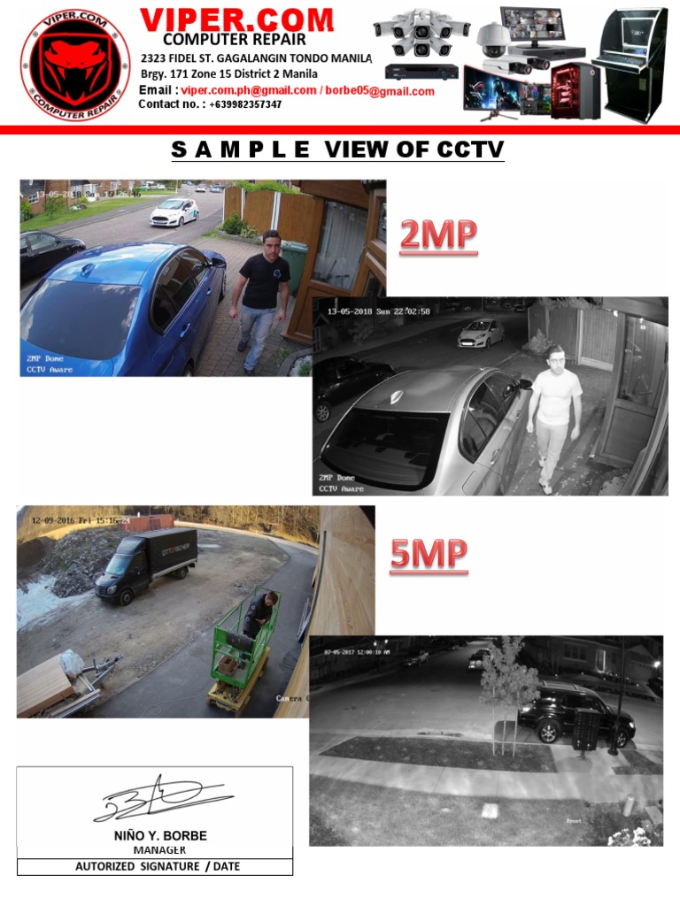 CCTV Sample View Document | PDF | Technology & Engineering