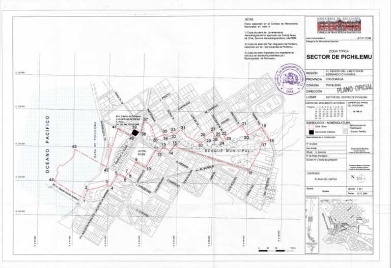 Plano Zona Típica Pichilemu | PDF