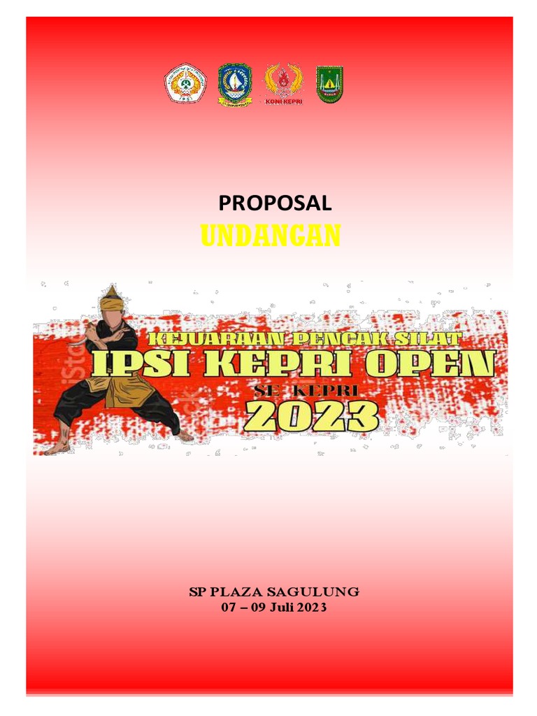 Proposal Ipsi Kepri Open 2023 Final-1 | PDF | Karier & Perkembangan | Perjalanan