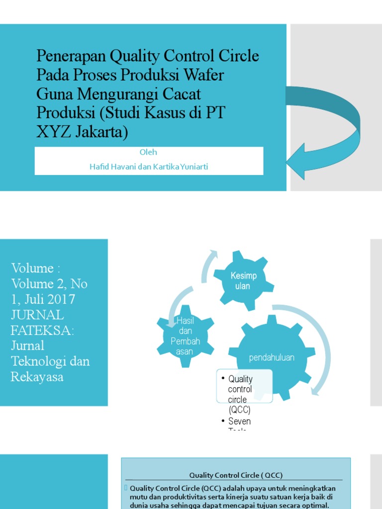 Kelompok 1 - Hasil Review Jurnal Pengendalian Mutu (Konsep Dan QCC) | PDF Kelompok 1 - Hasil Review Jurnal Pengendalian Mutu (Konsep Dan QCC) | PDF