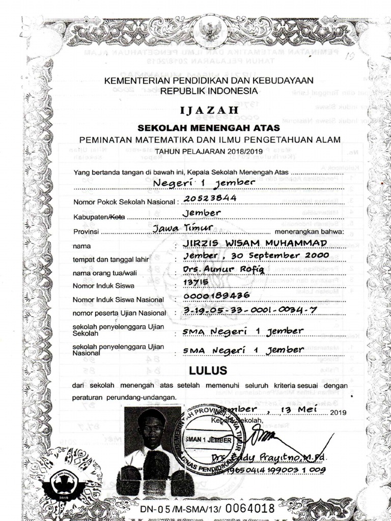 Ijazah FC Jirjiz | PDF